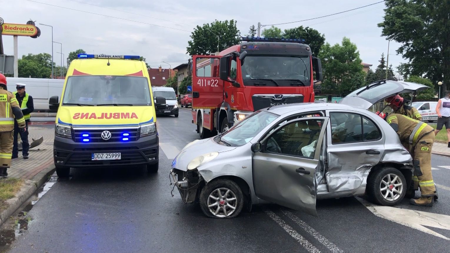 Kolejny wypadek na tym skrzyżowaniu Kolejny wypadek na tym skrzyżowaniu